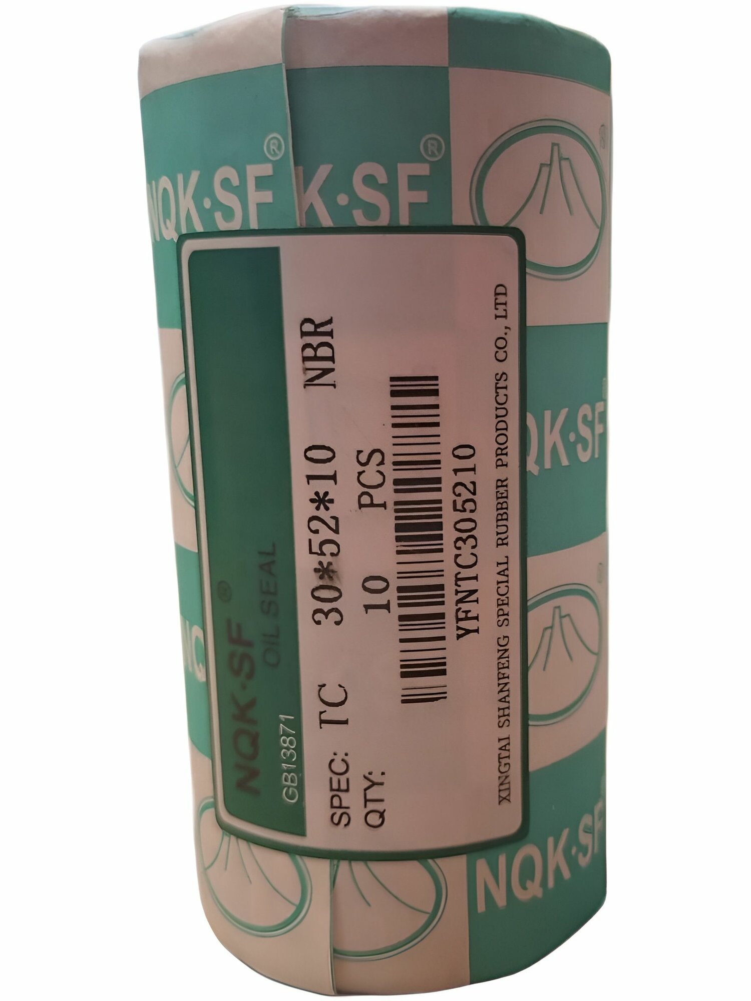 Сальник NQKSF ТС, 30х52х10, маслобензостойкий, комплект 10 штук