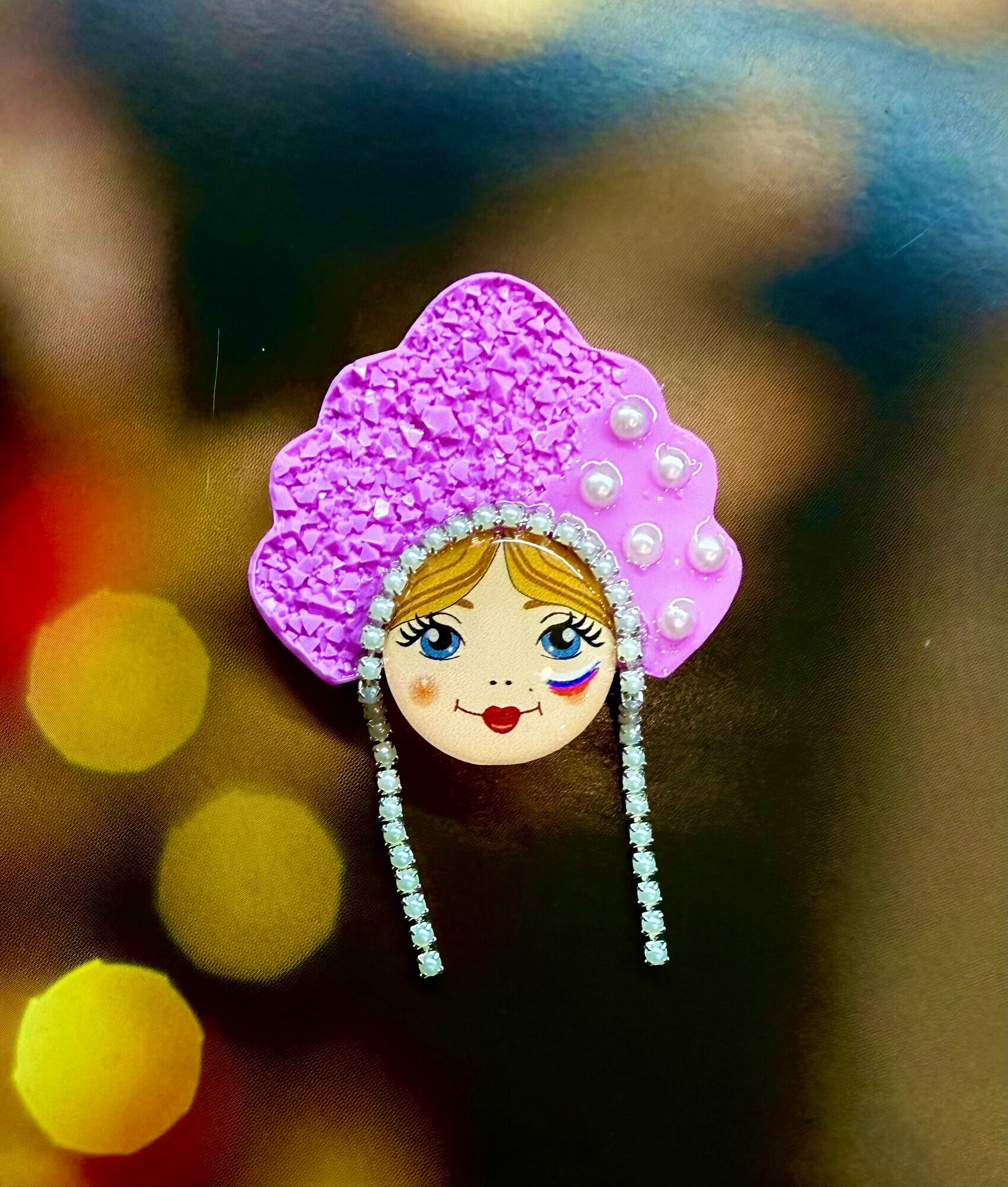 Славянский оберег, брошь