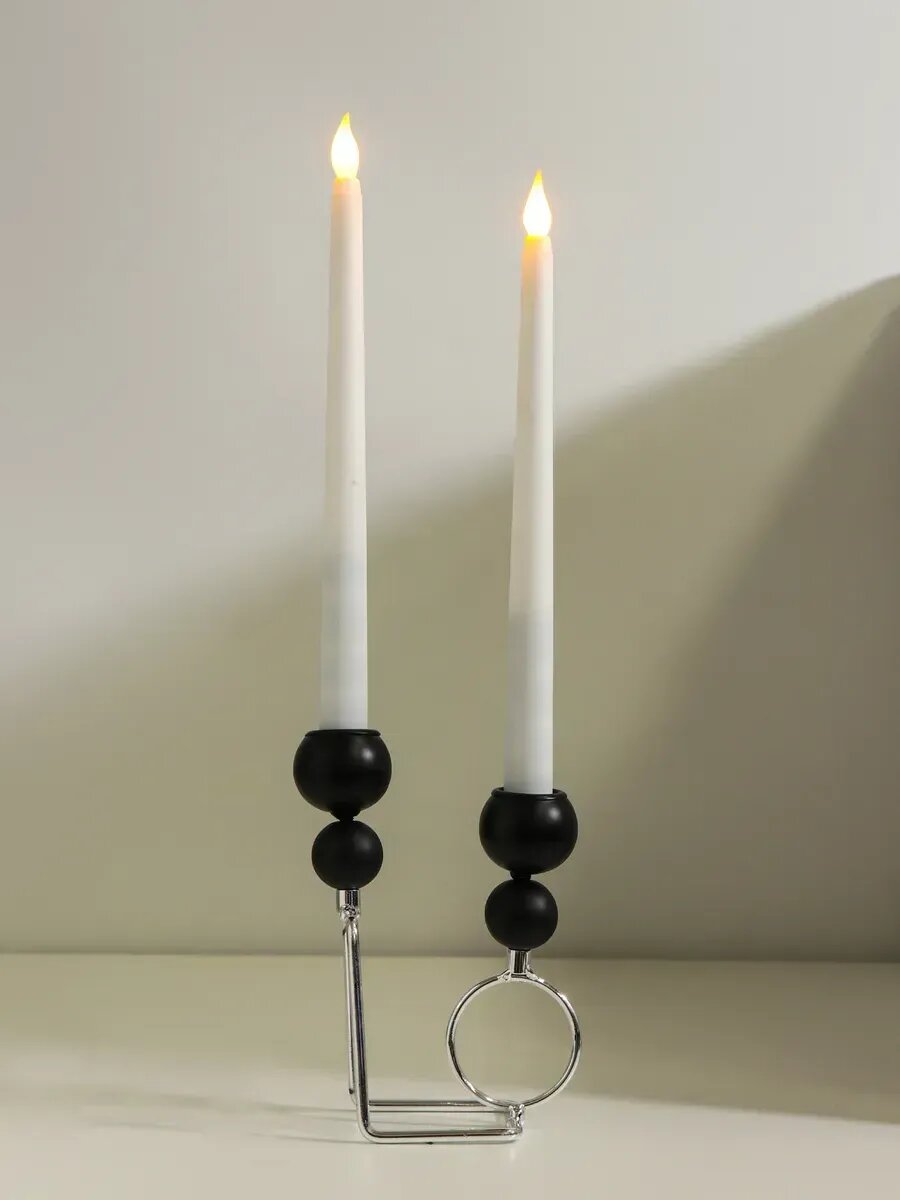 Подсвечник металлический подставка для свечей Шары