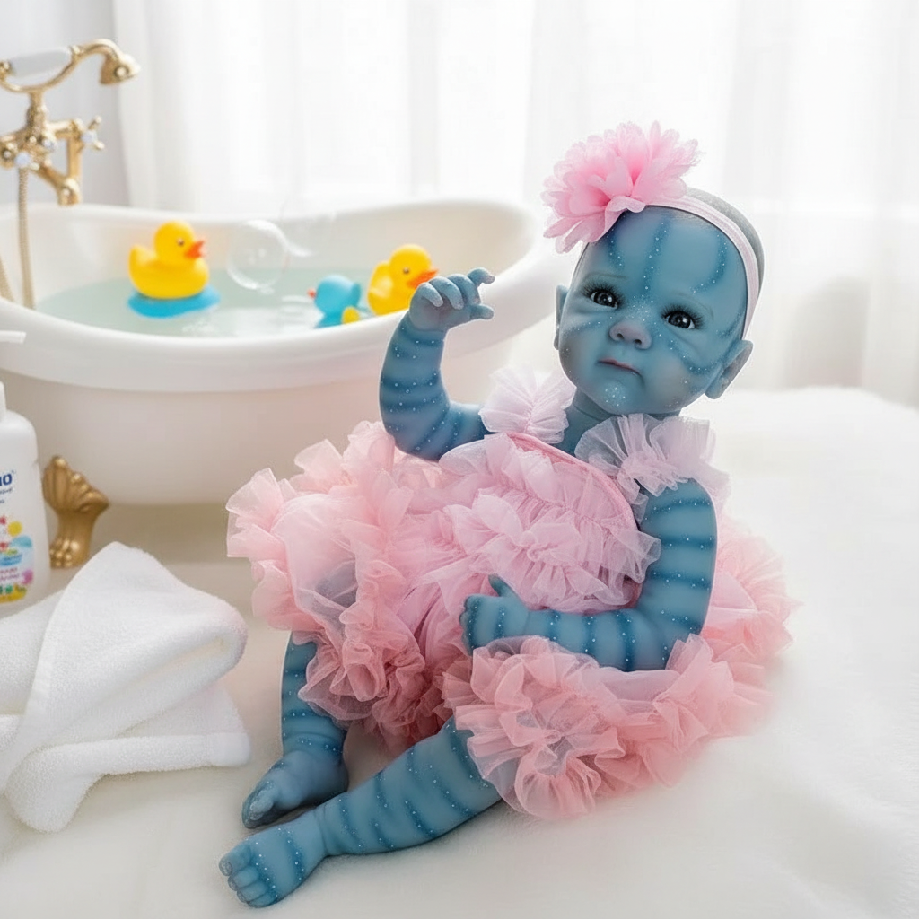 NPK 19-дюймовая кукла-аватар Reborn Baby Dolls для купания всего тела