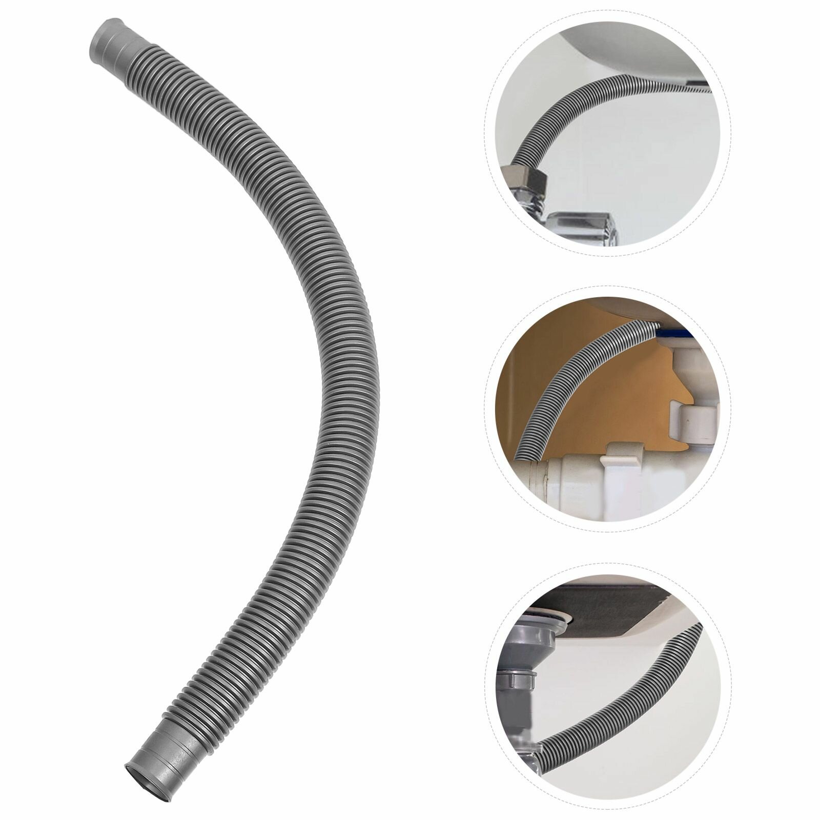 Гибкий переливной шланг для мойки, устойчивый к деформации, быстрая установка, 46.00X2.70X2.30Cm