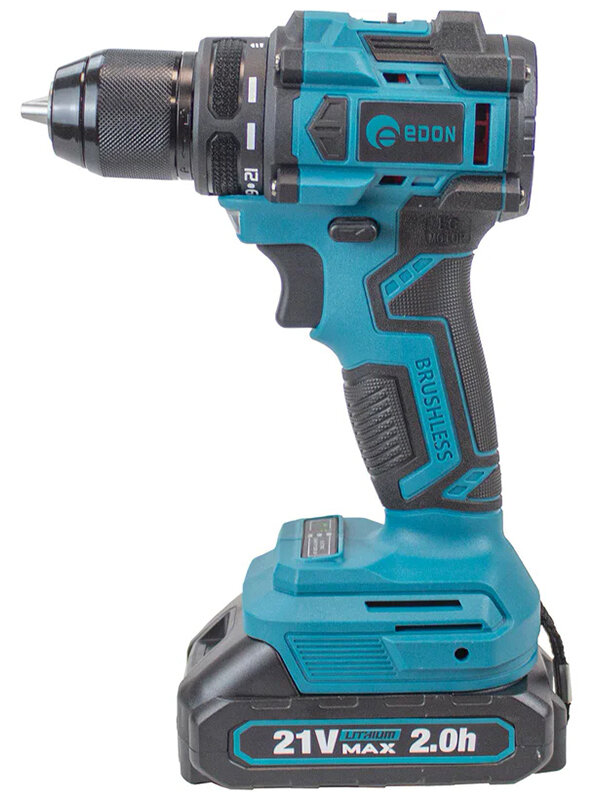 Дрель-шуруповерт бесщеточный Edon AD-21CBL