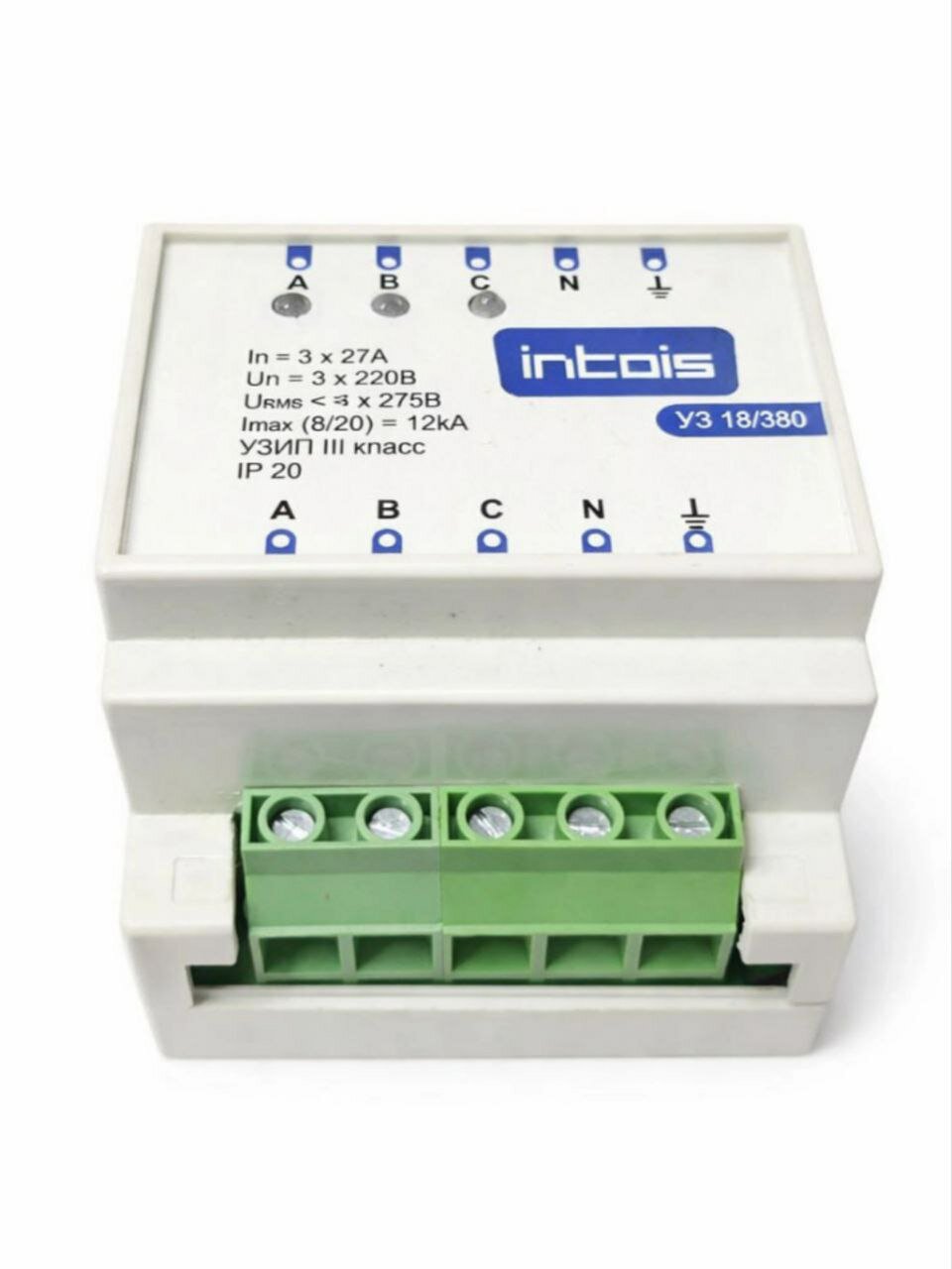 Устройство защиты от импульсных перенапряжений UZIP INTOIS UZ-18/380