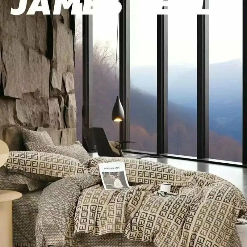 Комплект постельного белья Sweet HOME Textile, люкс-сатин, 100 % хлопок, 200x230 см