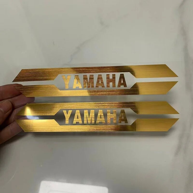 Наклейка Yamaha Brushed gold-B для мотоцикла