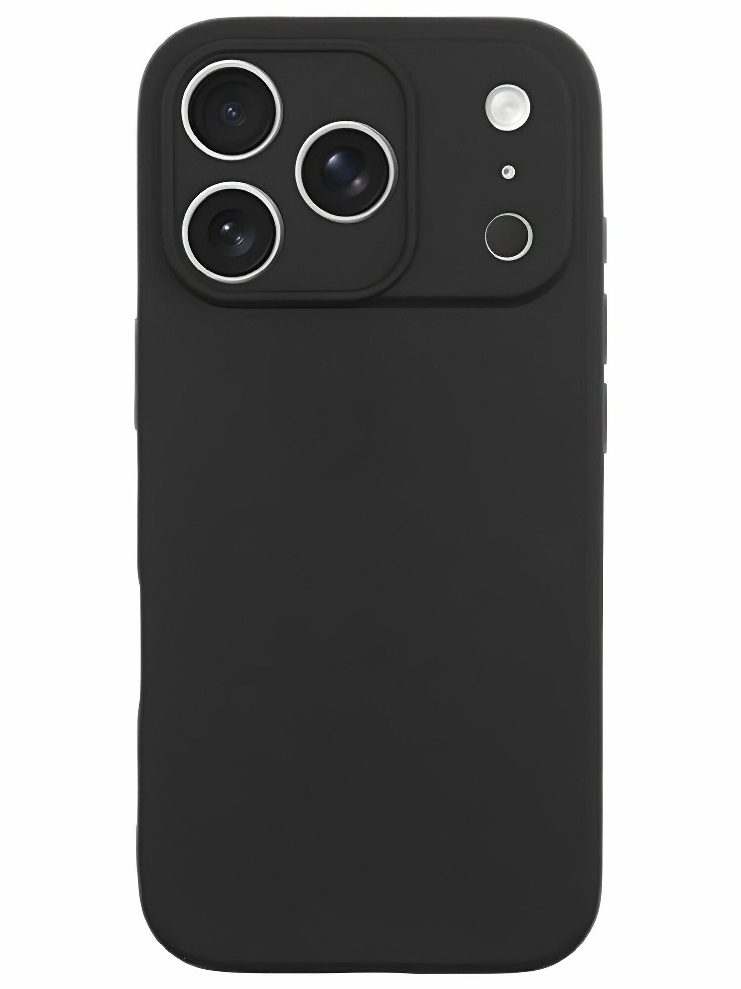 Чехол на iPhone 17 Pro, Q series ультратонкий силикон, чёрный