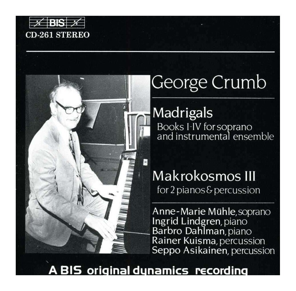 Диск George Crumb (1929-2022) - Madrigals Books I-IV (1 CD)