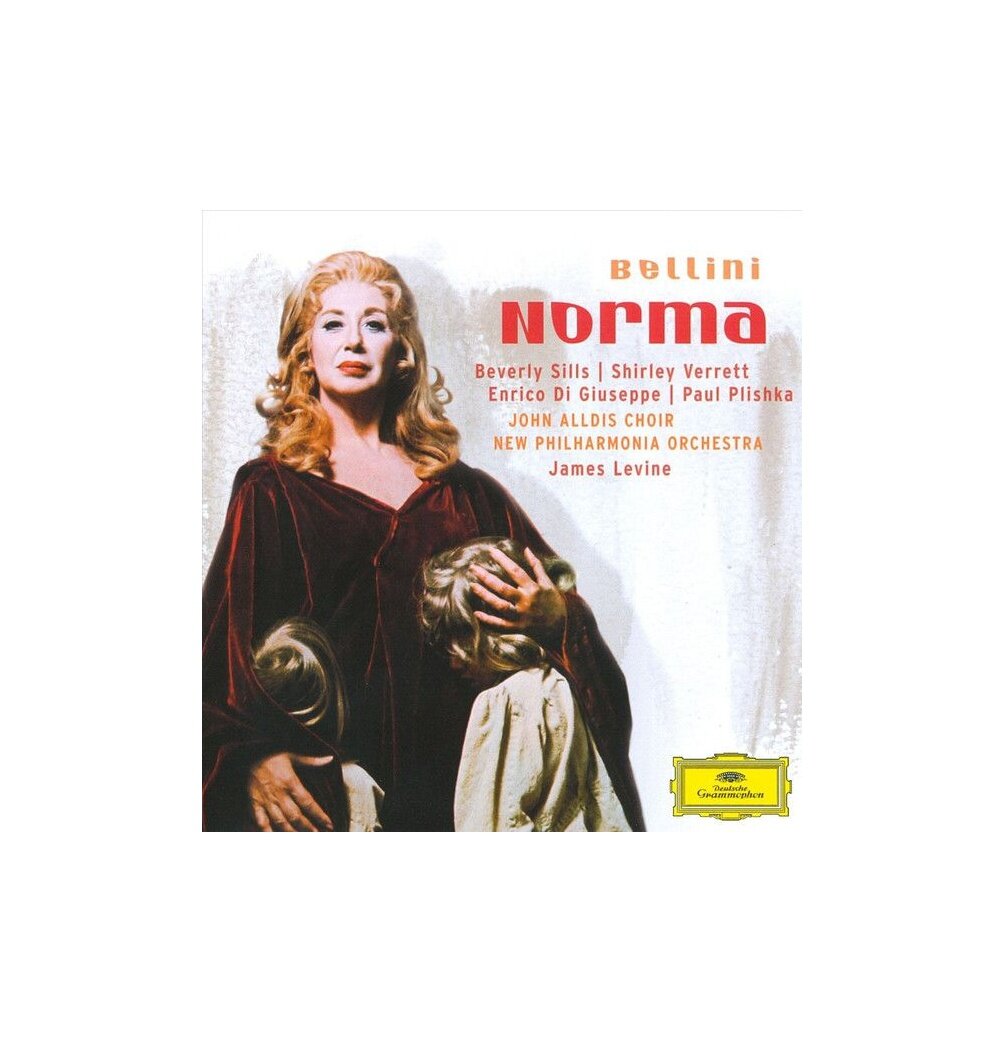 Диск Bellini: Norma. Beverly Sills, Shirley Verrett, Enrico di Giuseppe, New Philharmonia Orchestra, James Levine (2 CD)