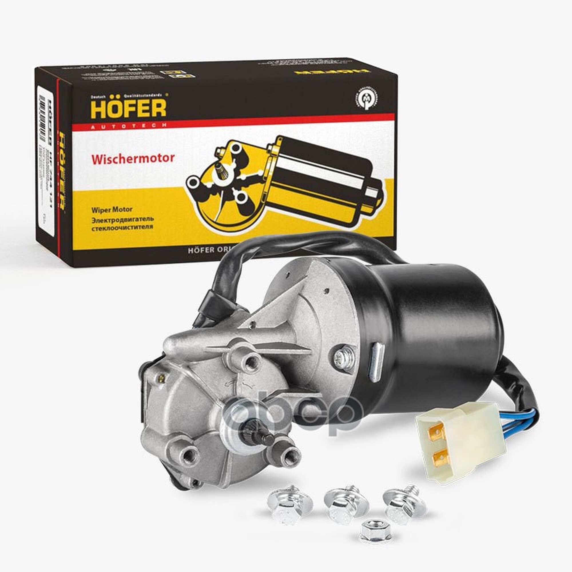 Моторедуктор стеклоочистителя HOFER ВАЗ 2103-2106 HOFER арт. HF744121