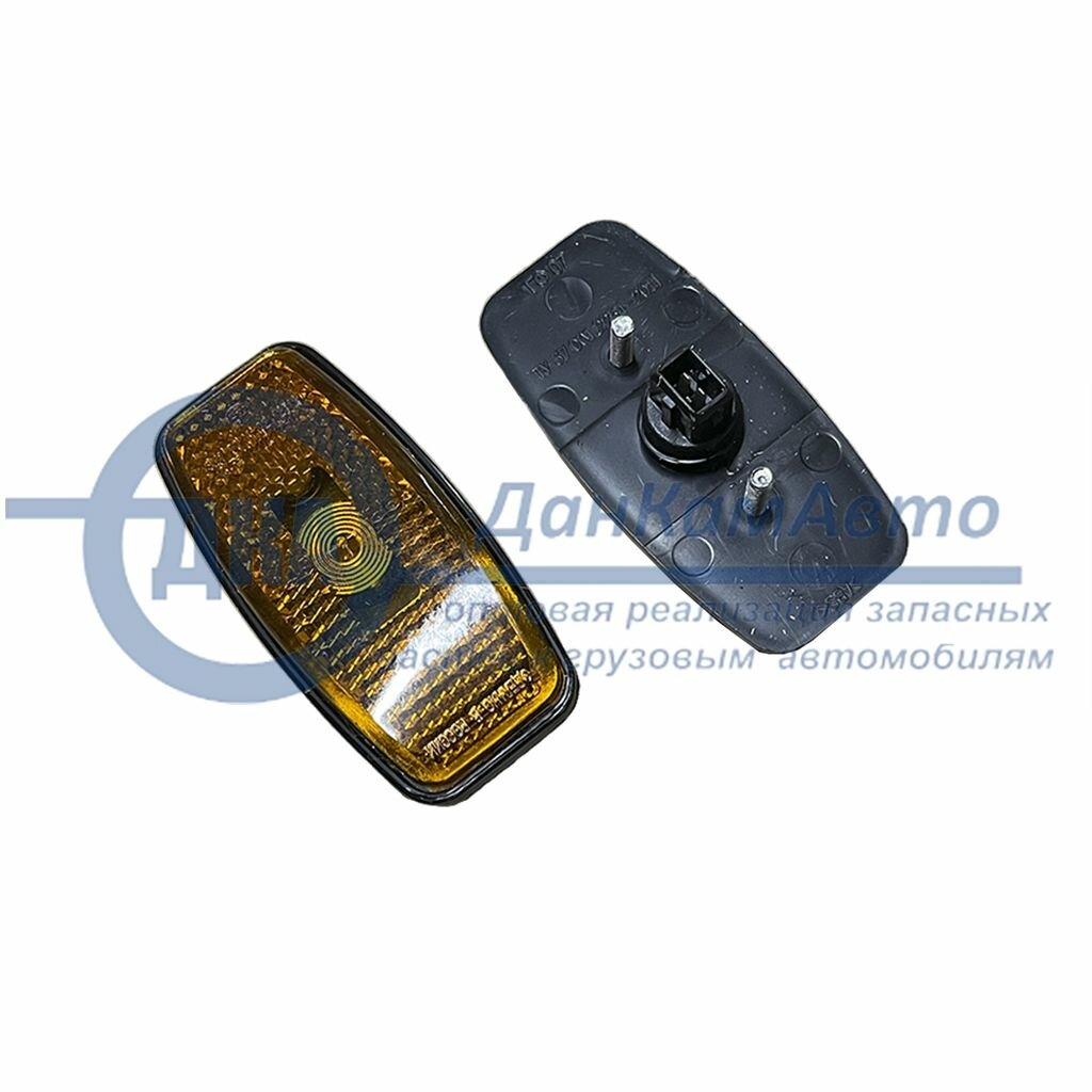 Фонарь маркерный (светодиодный, L-50мм, 2 контакта, желтый)