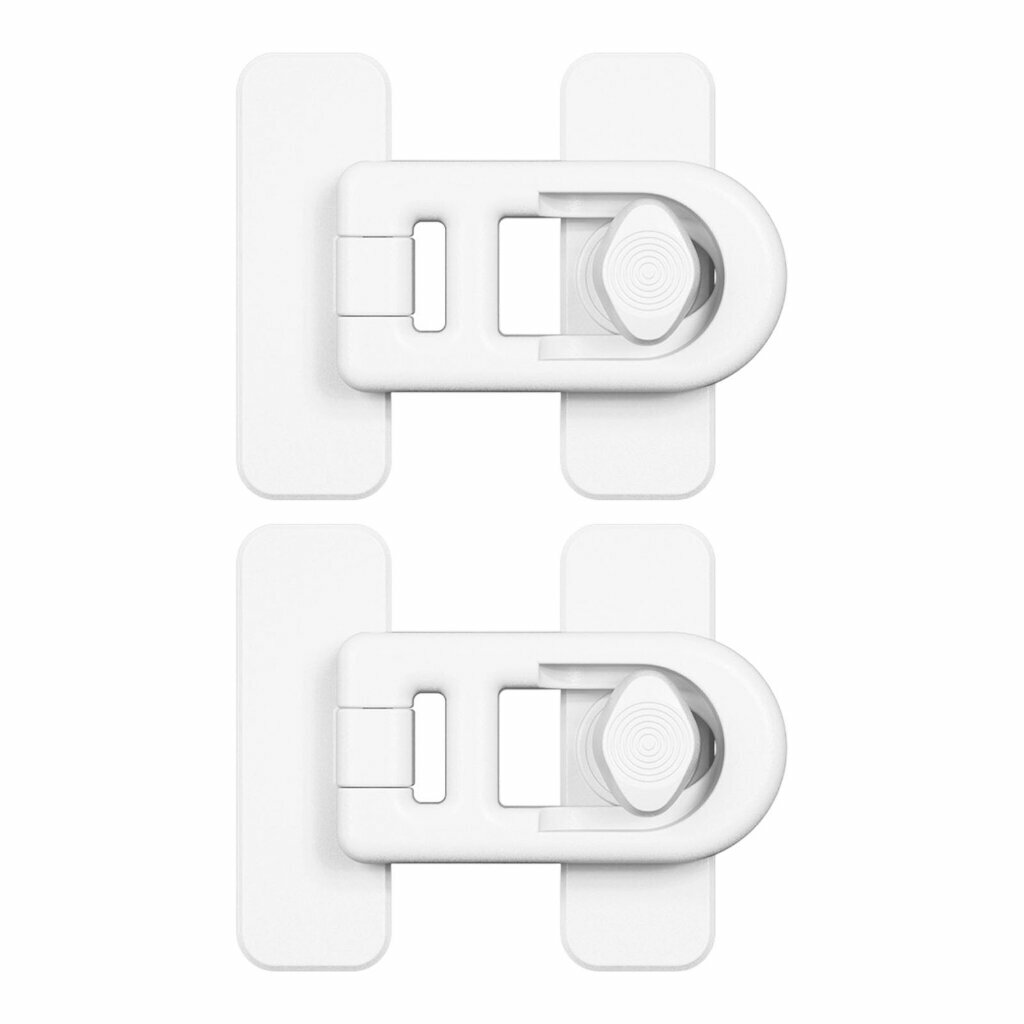 Campers Refrigerator Door Latches ABS Anti Vibration Design Cabinet Door Baby Safety Refrigerator Stopper