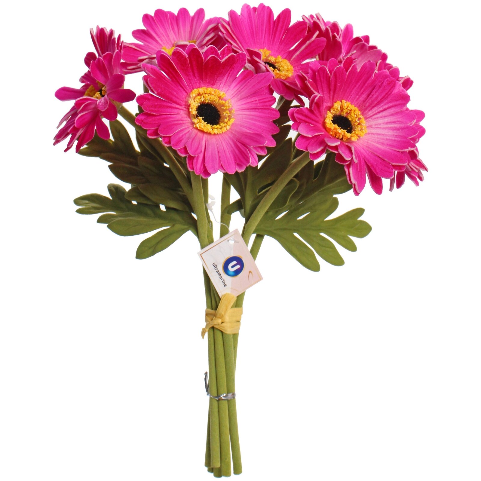 Искусственные цветы «Natur» герберы, 7 шт, 33 см, розовые, для декора интерьера