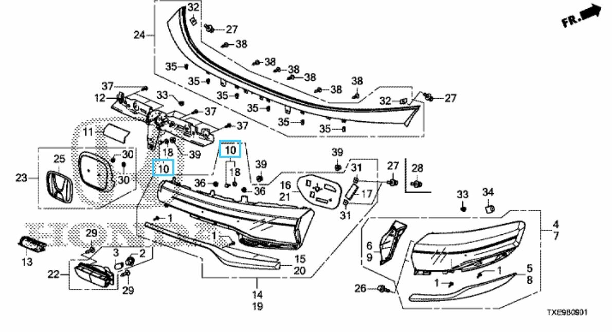 Болт; Артикул Honda: 33711TXEH31 (Оригинал)