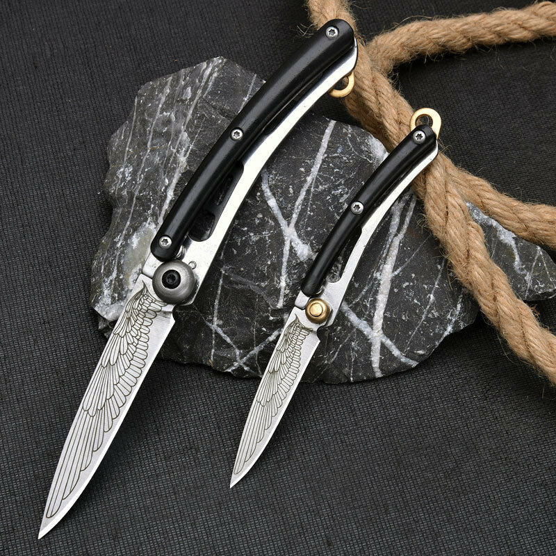 Небольшой складной нож, бытовой нож для фруктов, подарочный нож, брелок, открывалка для экспресс-доставки, миниатюрный, портативный и компактный.