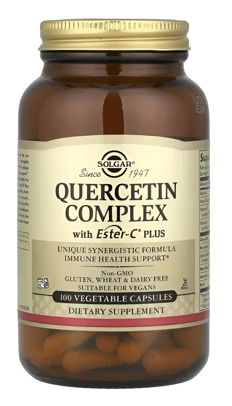 БАД Solgar Quercetin Complex, антиоксидантная защита, 100 капсул