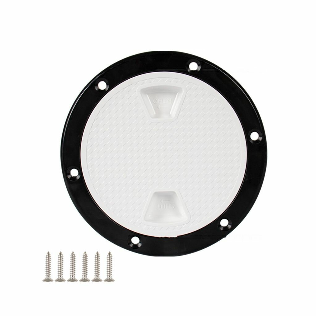 Аксессуары для лодок+Корабли, скоростные катера, яхты, двухцветное круглое покрытие палубы-4 дюйма-белое и черное