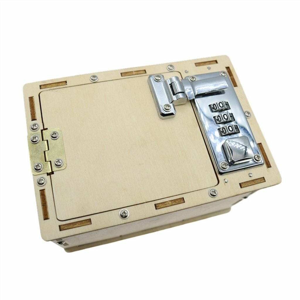 Сборка коробки с паролем, детская научная игрушка, механический замок для дошкольного обучения и инженерной настольной игры