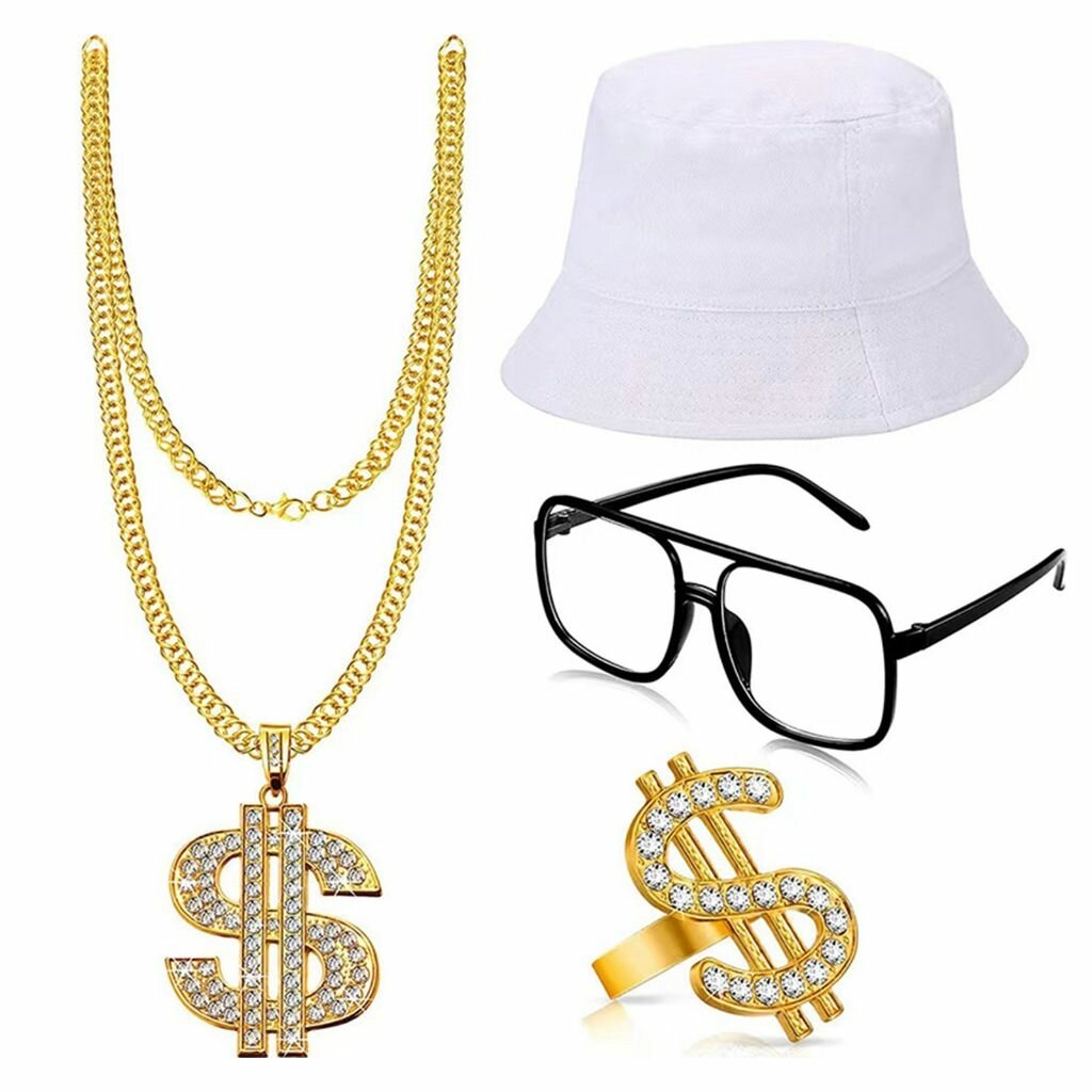 Костюмные аксессуары для хип-хопа 80-90-х