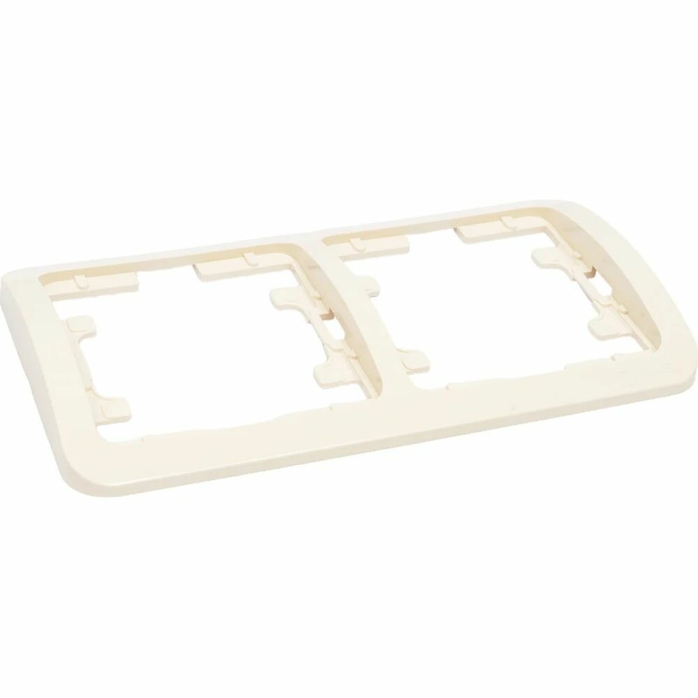 Двойная рамка, кремовая Makel Mimoza 32012