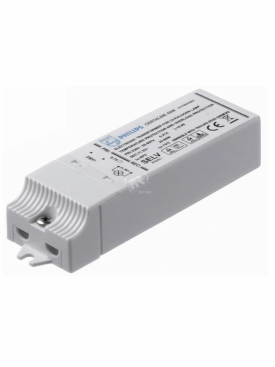 Philips Трансформатор электронный для галогенных ламп Certaline 150Вт 230/12В Philips