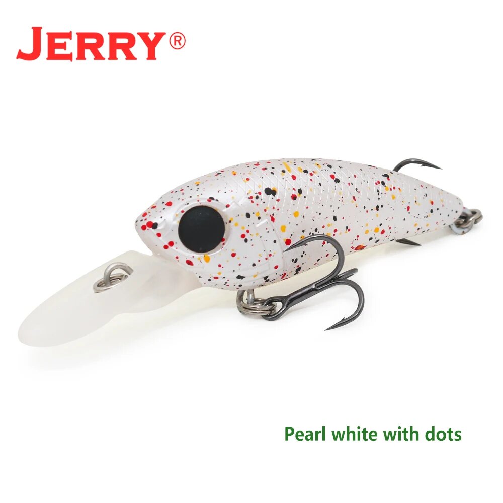 Jerry IRIS Плавающие Воблеры для Морского Окуня Белый, P048M