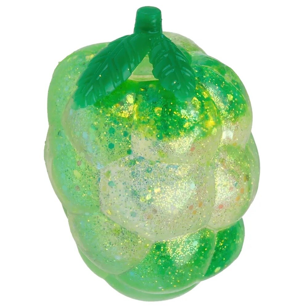 1Toy Игрушка-жмяка Крутой замес Супергель Виноград 6х4,5 см зеленый Т25380 с 3 лет