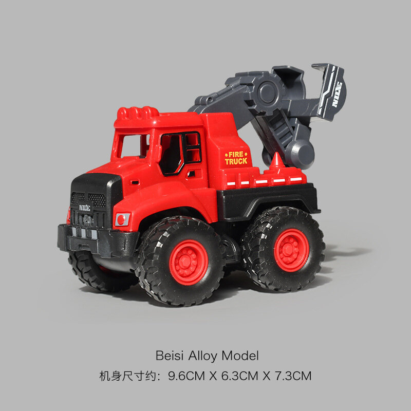 Городская пожарная машина, игрушечная машинка, спасательный автомобиль для младенцев, самосвал, детская имитация, ударопрочный инерционный автомобиль