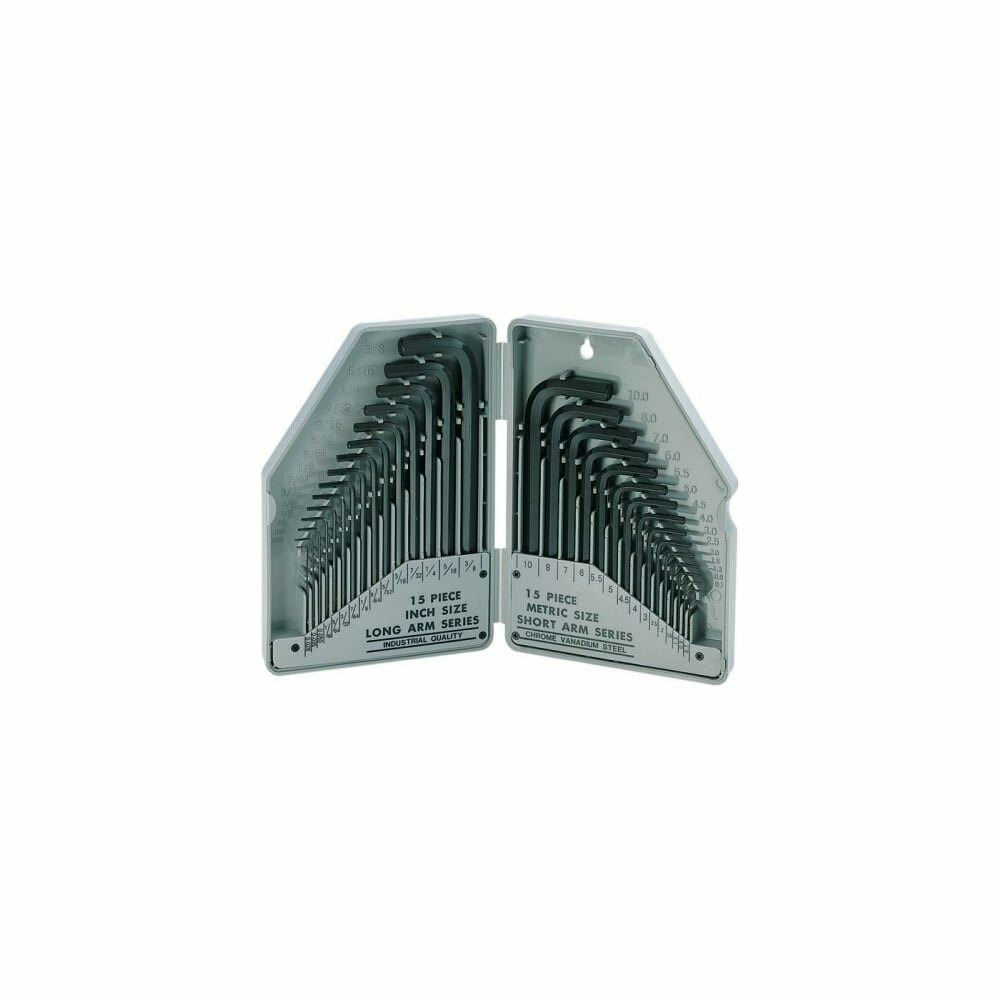 Набор шестигранных ключей Pro'sKit 0,7-10 мм, 30 предметов 8PK-027