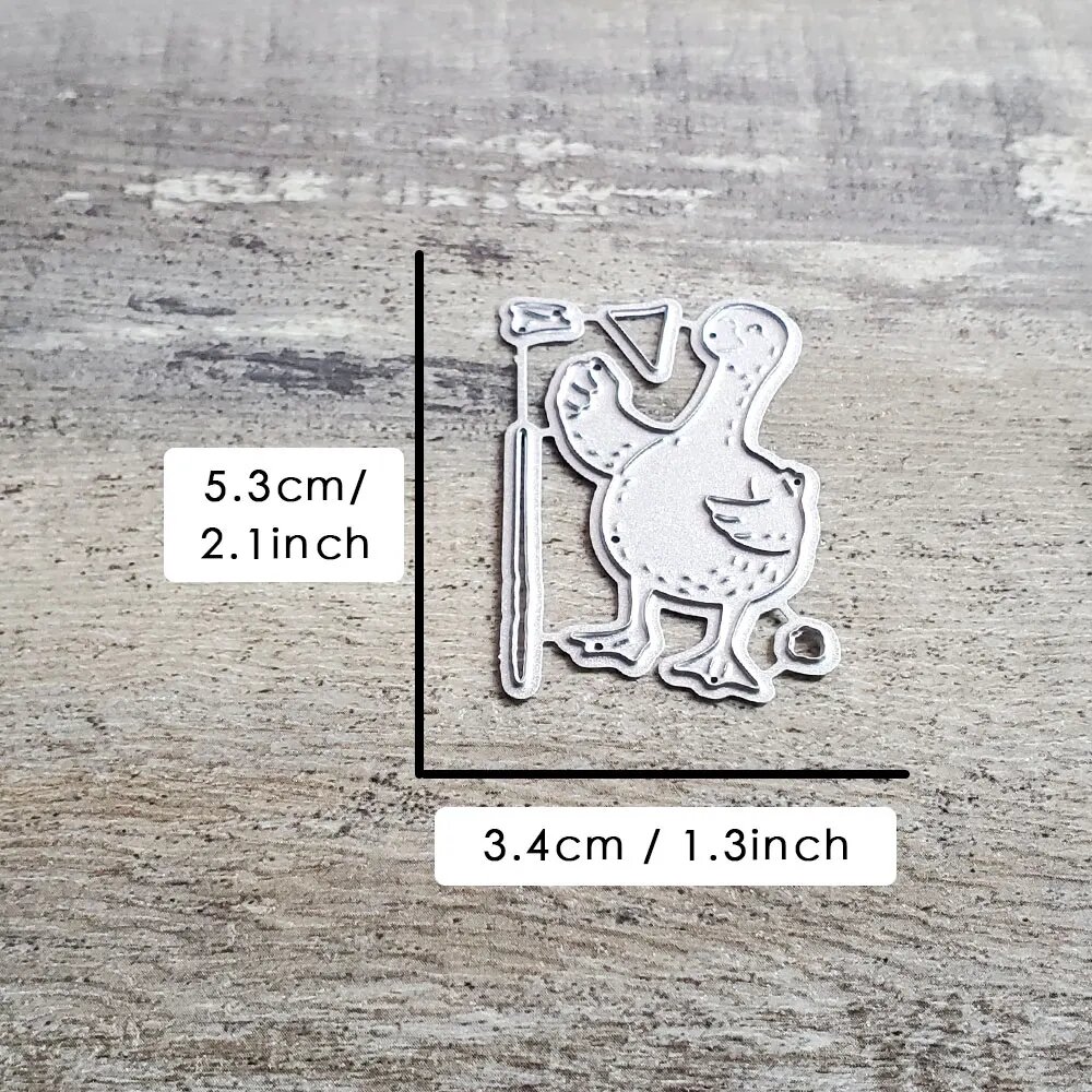 Металлические трафареты Catlove Гусь для скрапбукинга CL3534