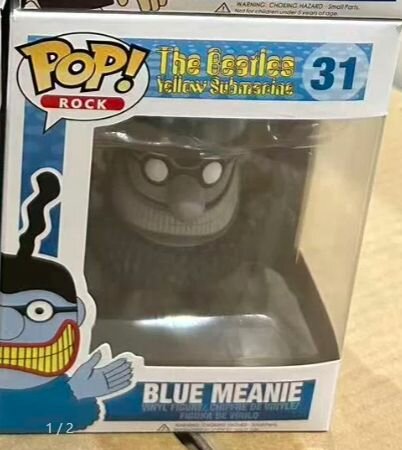 ( №31): ! Rocks. The Beatles: Yellow Submarine. Синий злодей (Blue Meanie), серая версия, №31