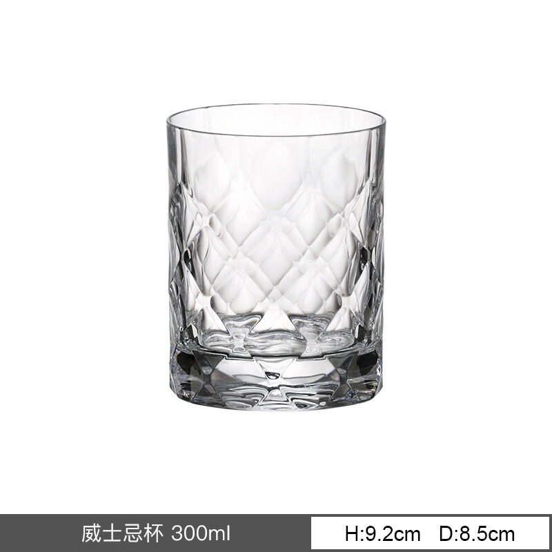 Набор виски из чешского импорта, высококачественные хрустальные бокалы для домашнего использования с атмосферными стаканами