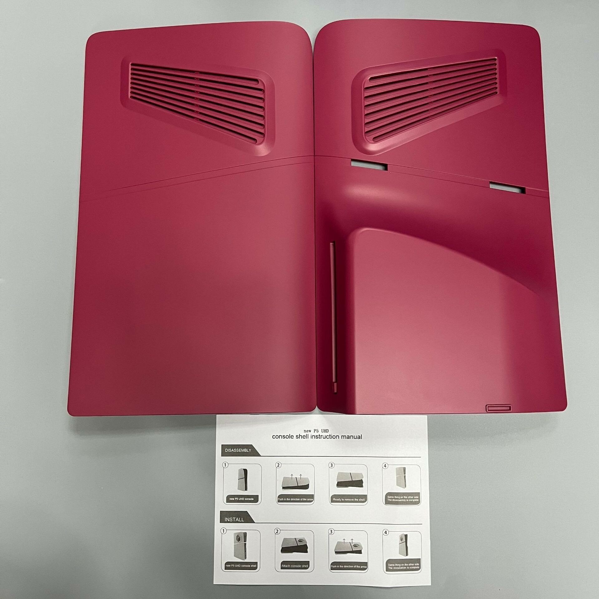 Замена корпуса для консоли PS5 Slim, новый корпус для консоли PS5 с интегрированным охлаждением, защитный корпус HUD