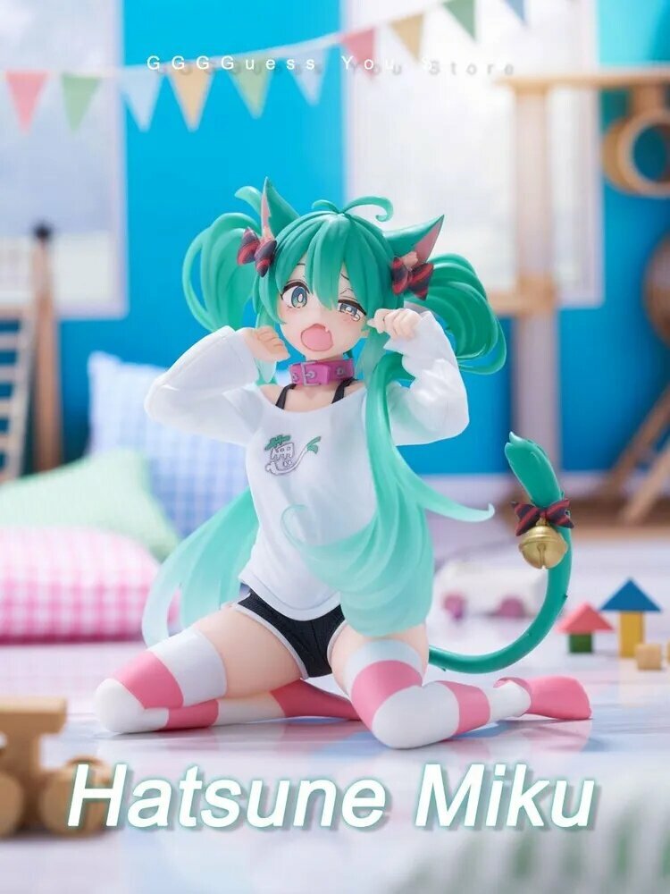 Аниме фигурка Hatsune Miku Кошачьи ушки 11.5cm