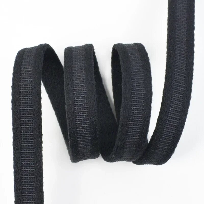 Meetee Нейлоновая лента для чашек бюстгальтера 10 мм Черный, Black, 5Meters