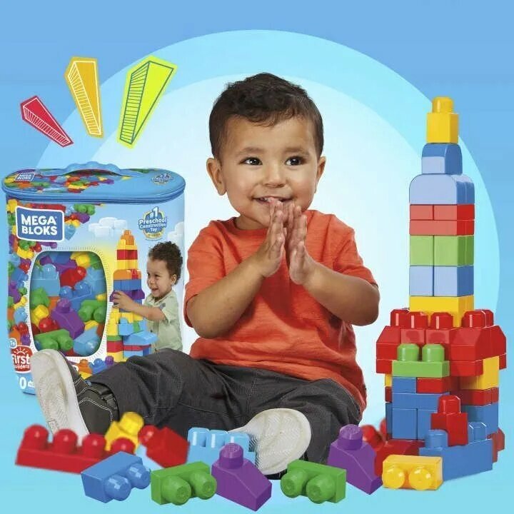 Mega Bloks 80 мешков для блоков — фото 1