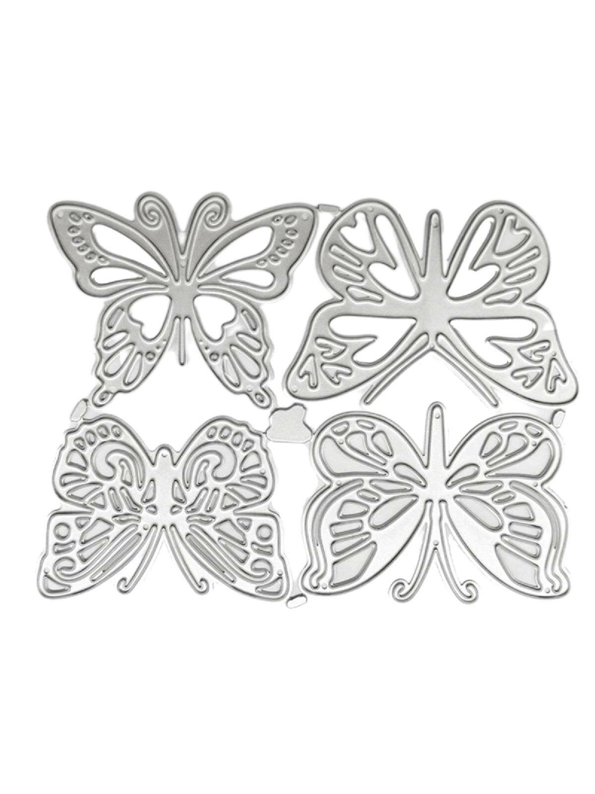 Пустотелый трафарет для вырезания бабочек, альбом для скрапбукинга "Сделай сам", машина для штамповки из бумаги