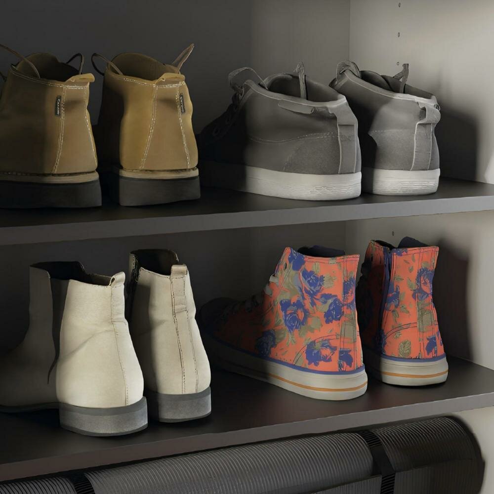 Полка для шкафа Лион 56.4x39 см металл цвет черный