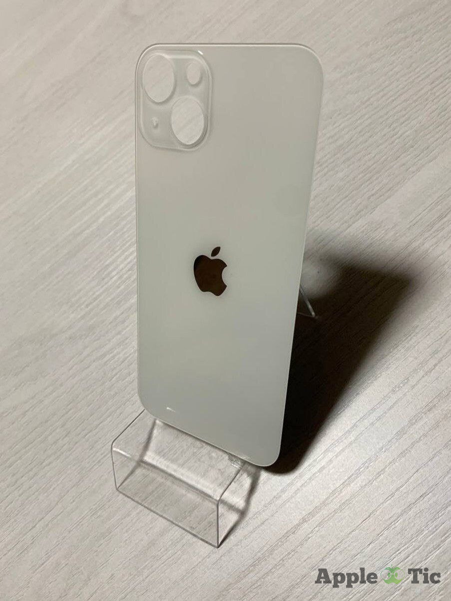 Задняя крышка (стекло корпуса) для IPhone 13 белая (STARLIGHT)