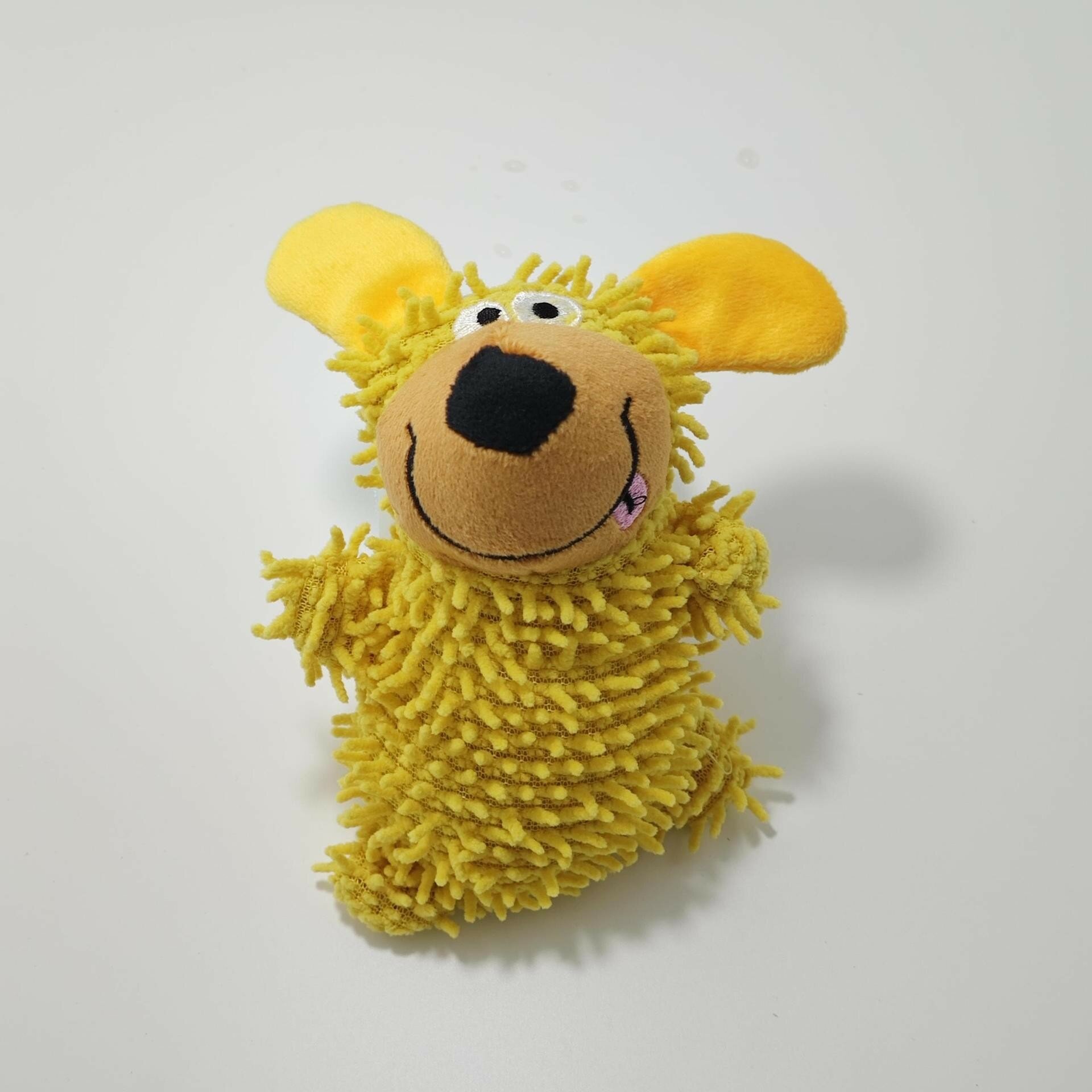 Игрушка-свисток из дрэг-ткани для собак-грызунов с тренировкой для мелких и крупных пород Цвет：Свистящая собака-желтый