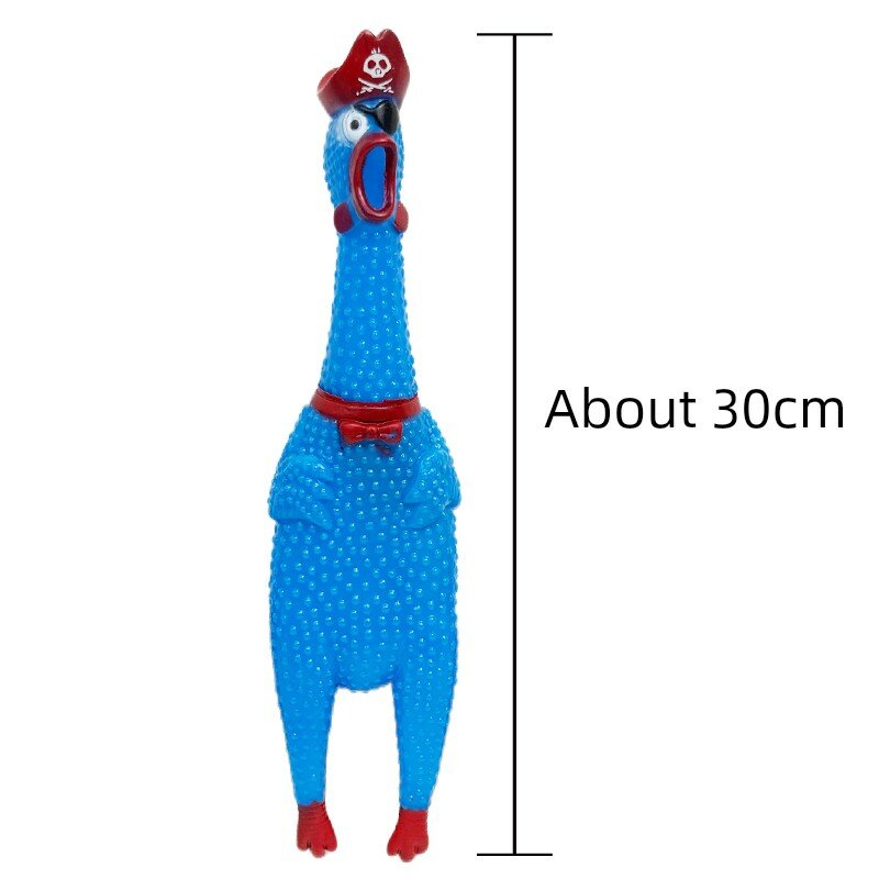 Игрушка для собак в виде кричащей курицы, имитирующая звуки, для собак мелких и средних пород, интерактивная игрушка