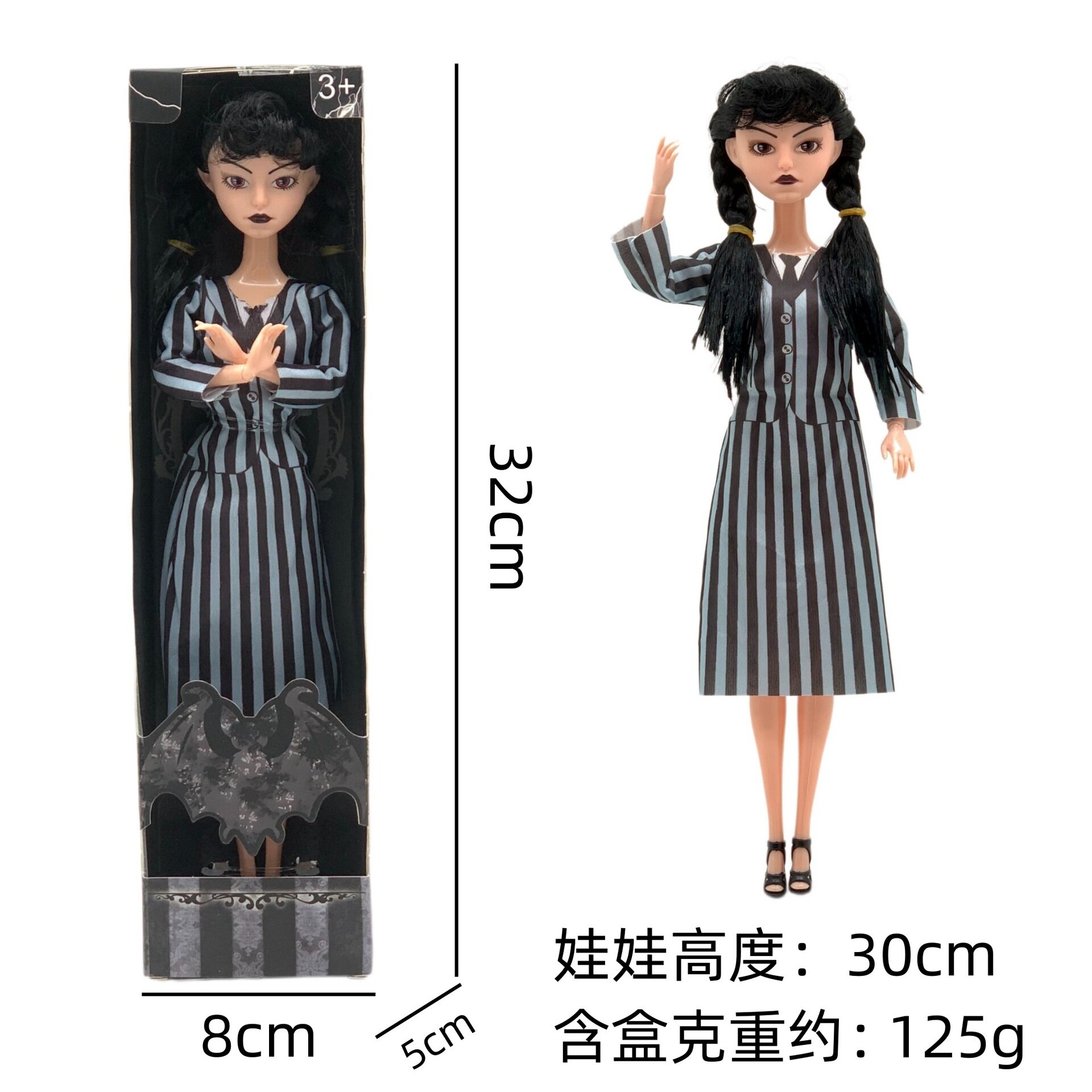 Mattel Monster High Wednesday Enid Sinclair Doll/Монстр Хай Коллекционная кукла, С одеждой и аксессуарами，Школа монстров