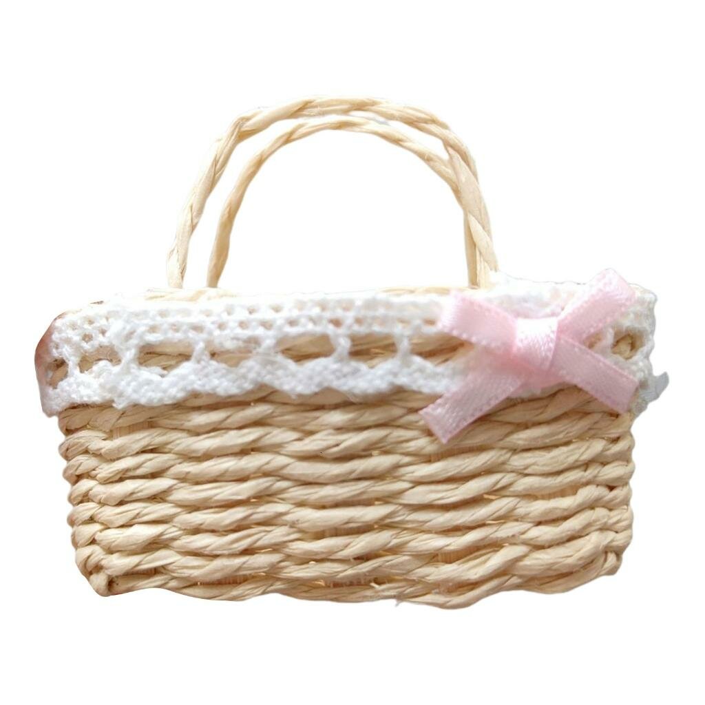 Мини-корзина для кукольного домика, 05