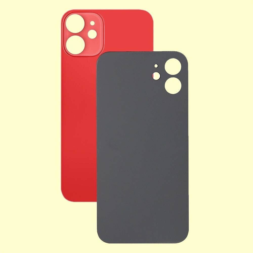 Задняя панель (крышка) iPhone 12 (RED) с увеличенными отверстиями под окошки камер