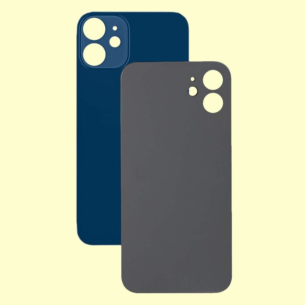 Задняя панель (крышка) iPhone 12 (Blue) с увеличенными отверстиями под окошки камер