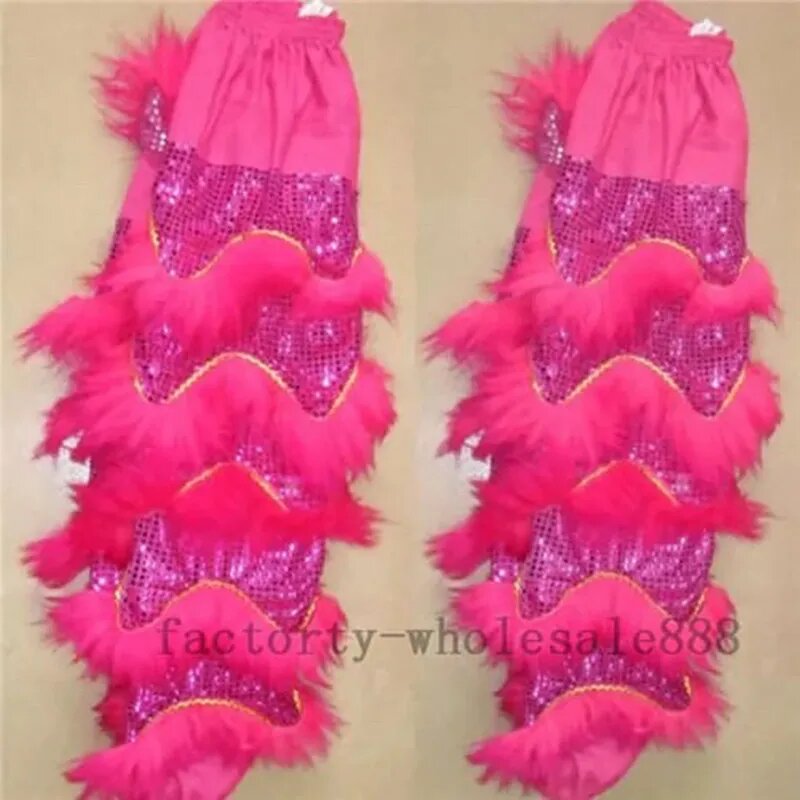 Танцевальный костюм льва из полиэстера для взрослых Розовый, 13