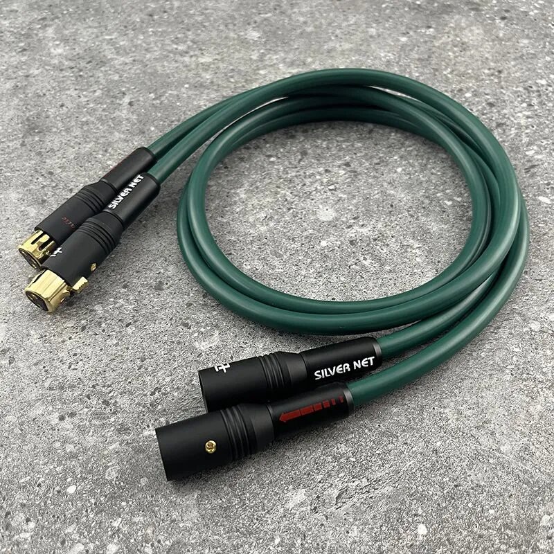 Furutech Аудиокабель XLR/XLR, 1 м, зеленый