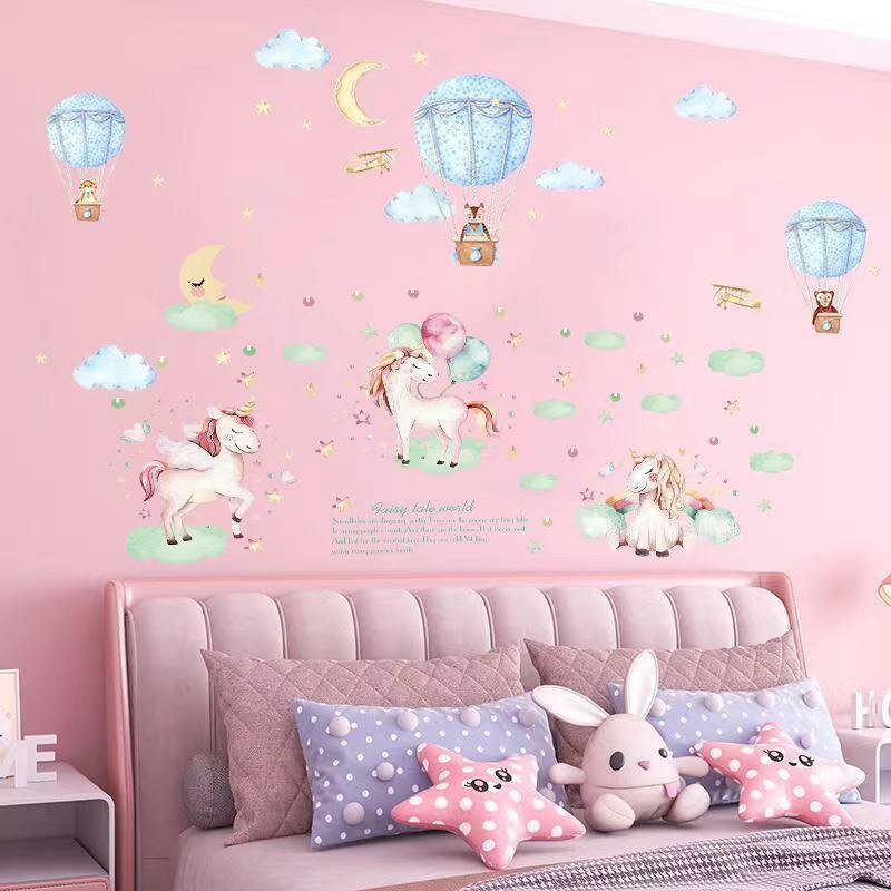 Детские самоклеящиеся наклейки на стену с изображением животных, детские наклейки для комнаты, фоновые настенные
