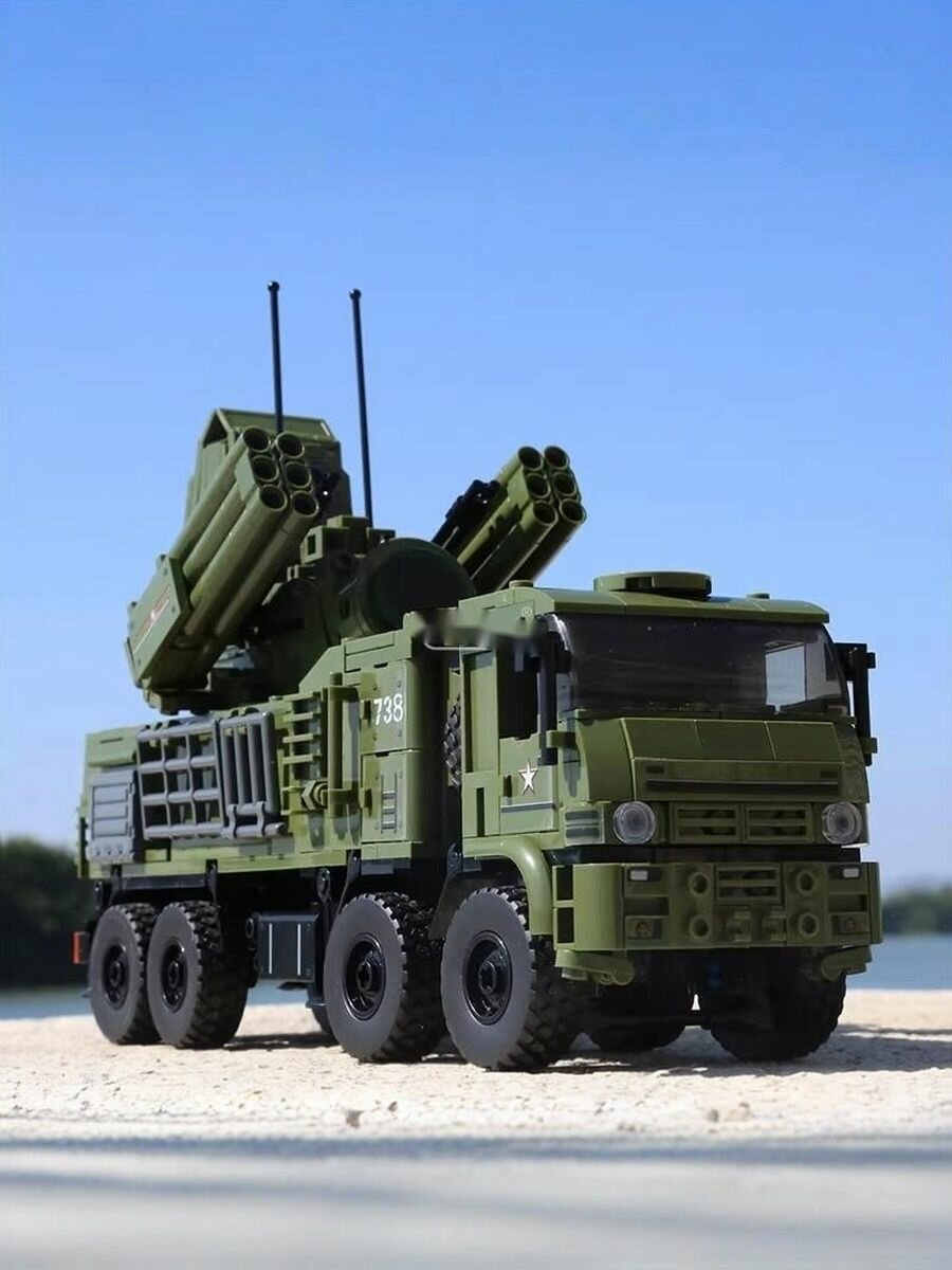 Сборная модель зенитного ракетного комплекса Панцирь-С1 (пусковая установка)