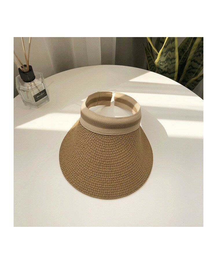 Новая шляпа женская летняя корейская версия пустой верх соломенная шляпа уличная защита от солнца солнцезащитная шляпа пляжная повязка на голову солнцезащитная шляпа производитель оптовая продажа