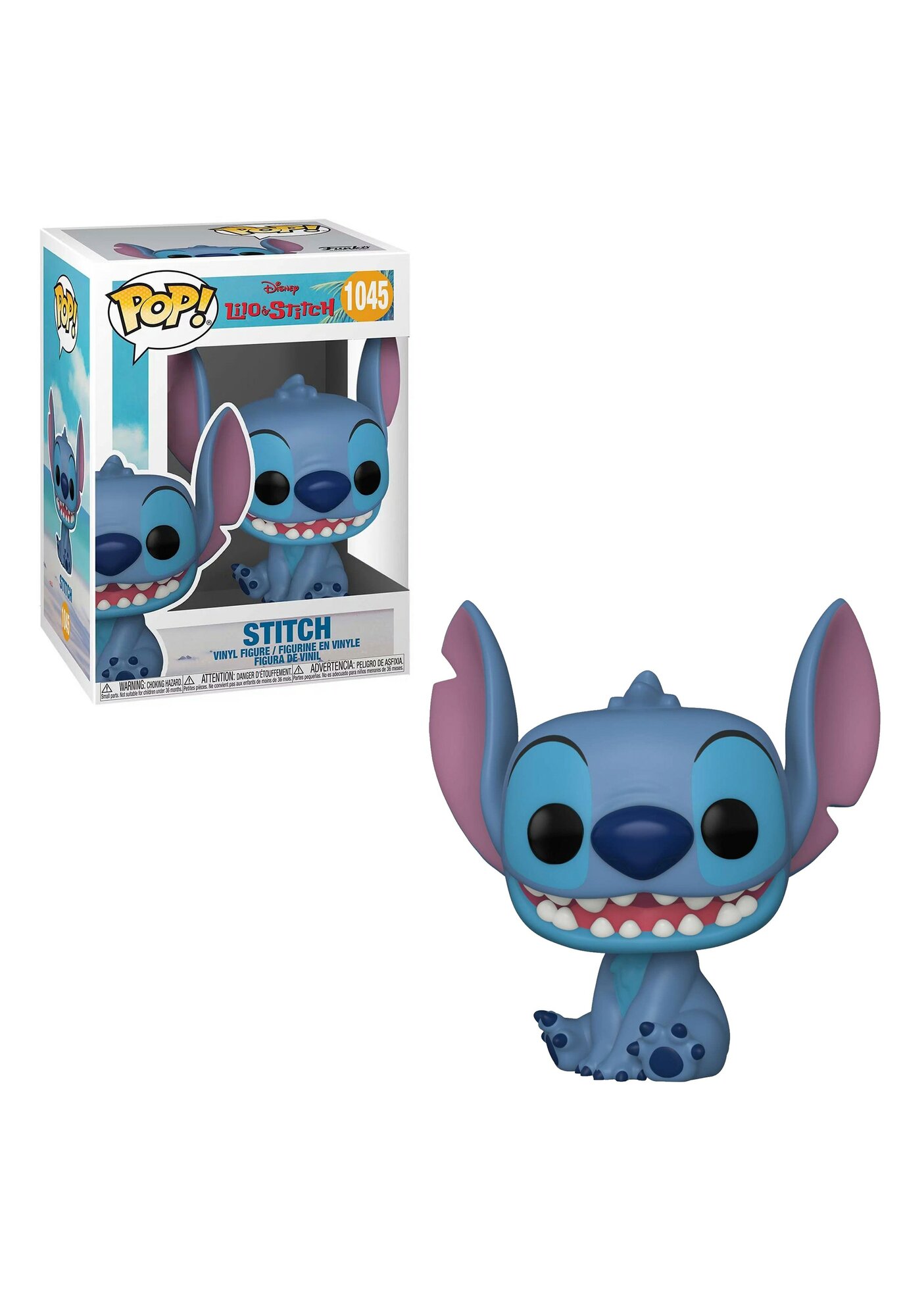 Фигурка Funko POP! Disney Lilo & Stitch Smiling Seated Stitch (1045) 55617 (Fun25491123)